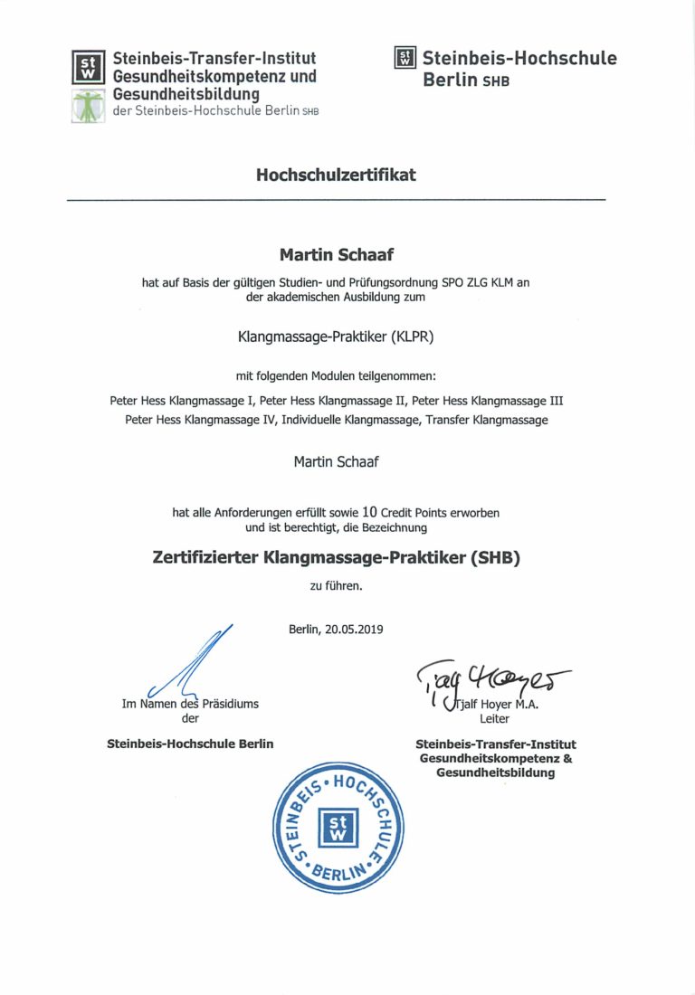 Martin Schaaf – Duft-Farbe-Klang